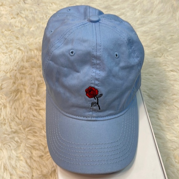 Disney | Accessories | Disney Beauty The Beast Light Blue Baseball Cap ...
